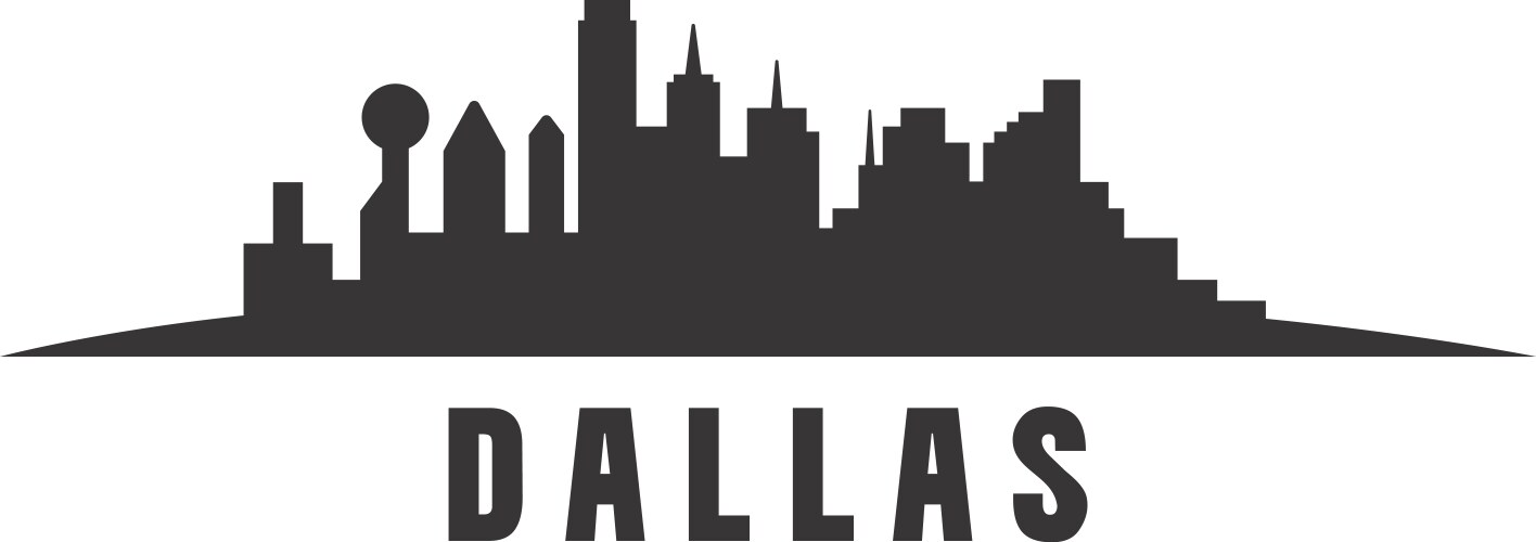Dallas skyline Vector Images & Graphics for Commercial Use | VectorStock