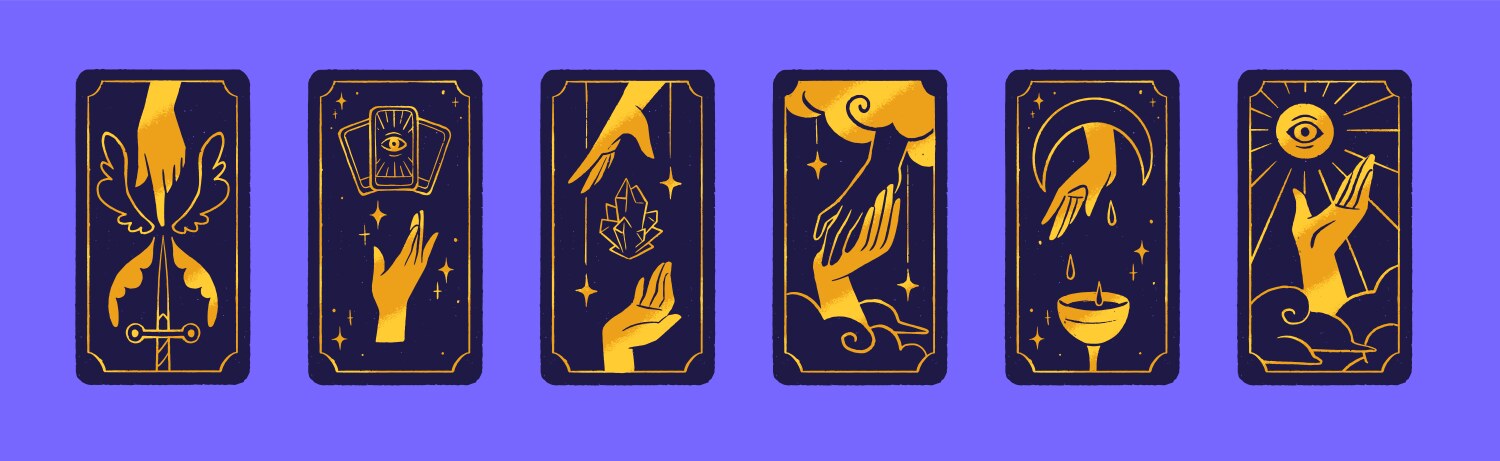 Tarot Card Back Vector Images (over 310)