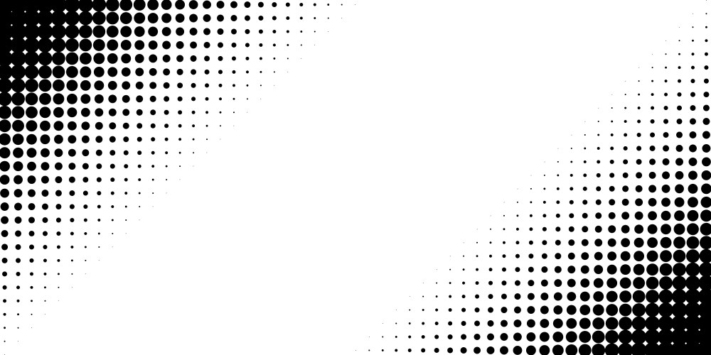 Wavy line halftone pattern on white Royalty Free Vector