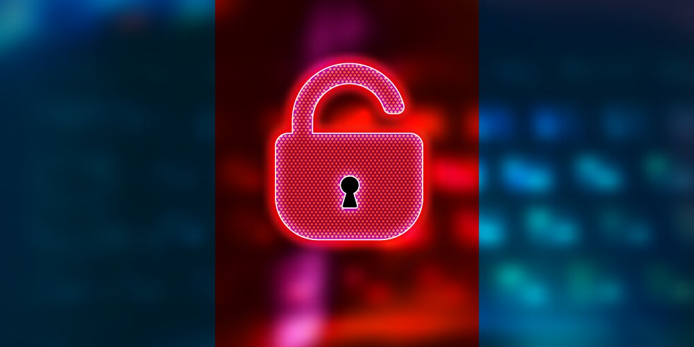 Internet Cyber Security Background Digital Vector Image