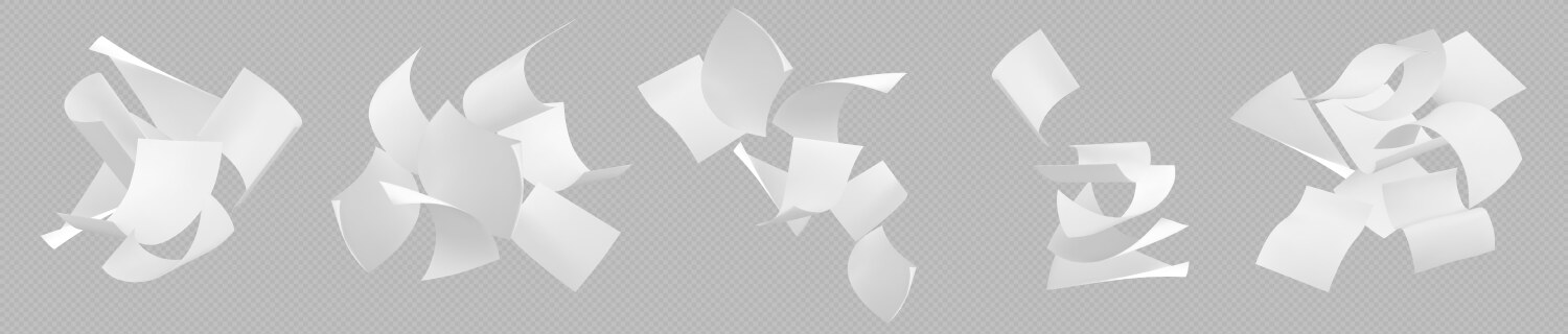 Falling Paper Vector Images (over 52,000)