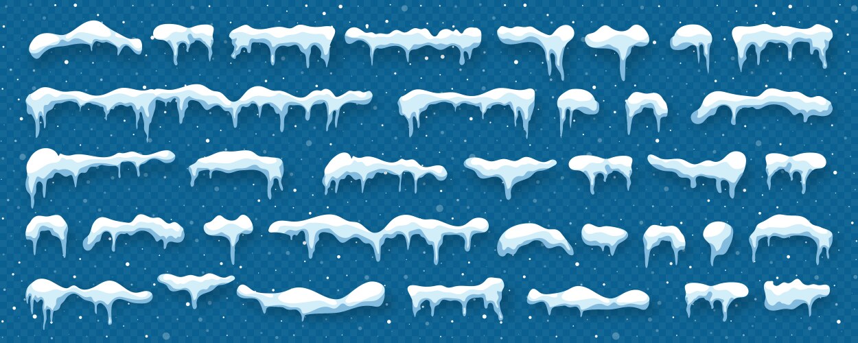Snow Dripping Vector Images (over 850)