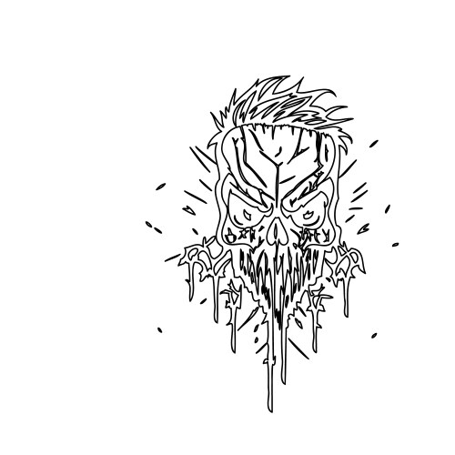 Zombie Outline Vector Images (over 4,400)