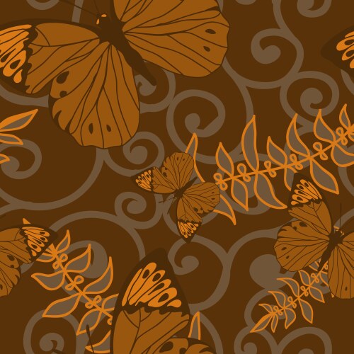 Coffee break seamless background Royalty Free Vector Image