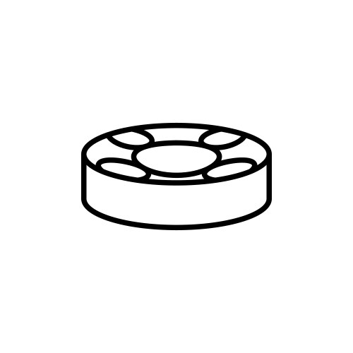 Drum steelpan icon isolated on white background Vector Image