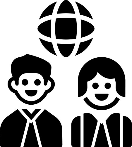 Human awareness icon Royalty Free Vector Image