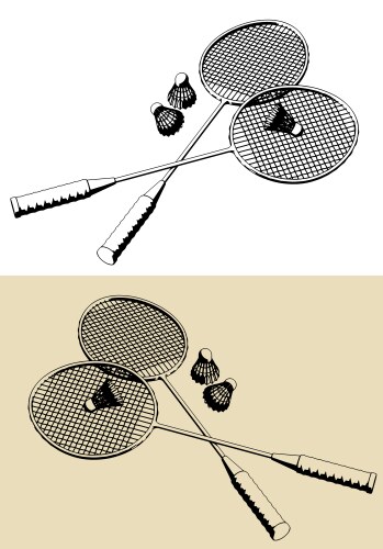 Badminton Racket Sketch Vector Images (over 560)