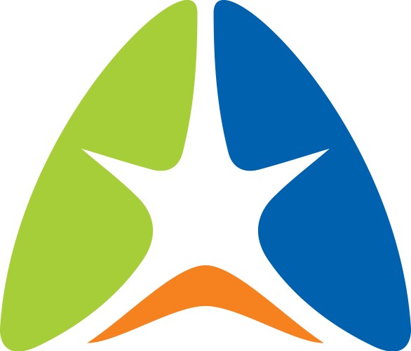 Star man logo Royalty Free Vector Image - VectorStock