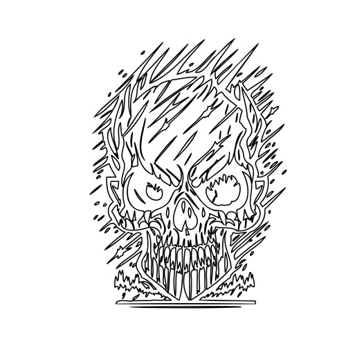 Zombie Outline Vector Images (over 4,400)