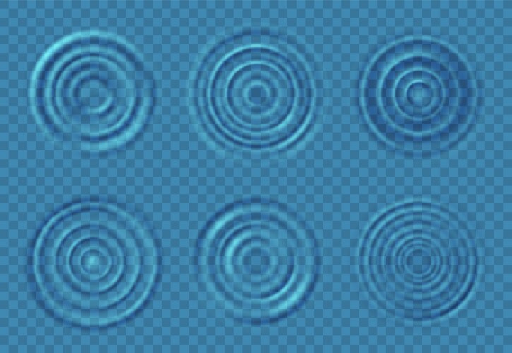 Drop of Water Ripple Effect Vector Images (over 1,000)