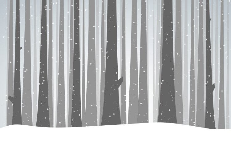 Wooden winter fence seamless Royalty Free Vector Image