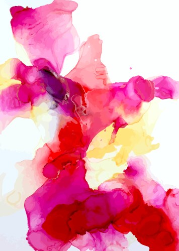Abstract color ink background Royalty Free Vector Image