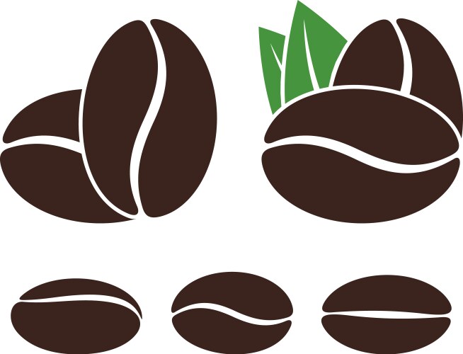 Coffee bean Royalty Free Vector Image - VectorStock