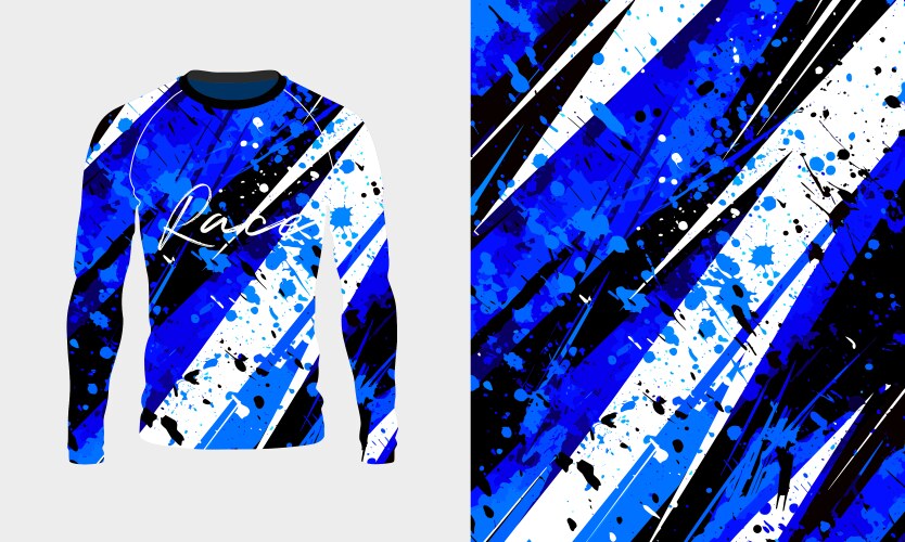 Sports pattern sublimation jersey design Vector Image