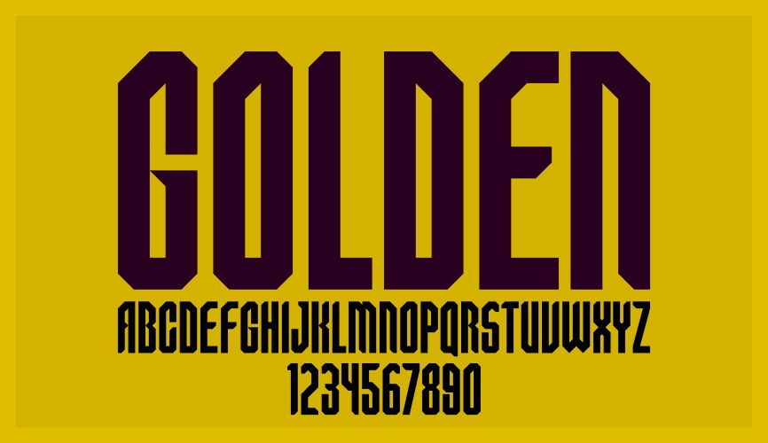 Tall Fonts Bold Vector Images (over 870)