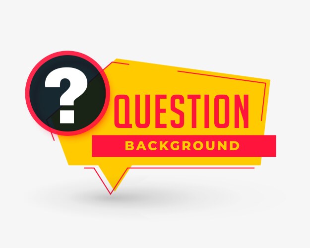 Artistic web problem solving question mark Vector Image