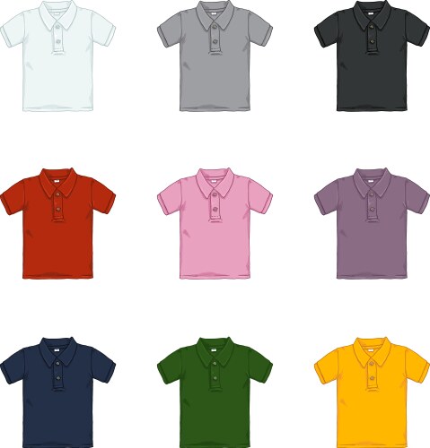 Cartoon Polo Shirt Vector Images (over 1,300)