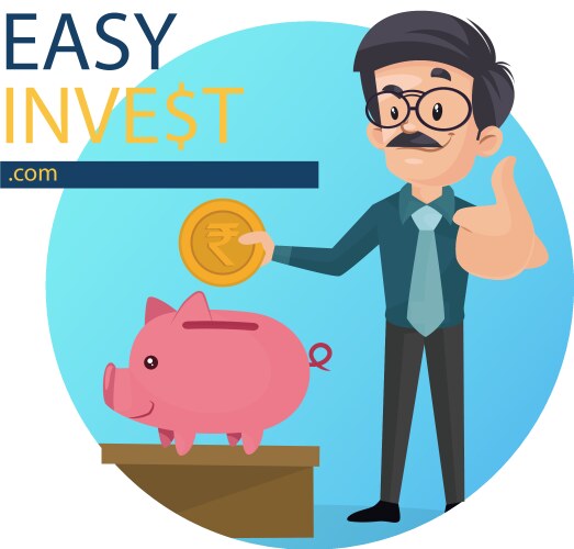 Invest wisely concept icon Royalty Free Vector Image