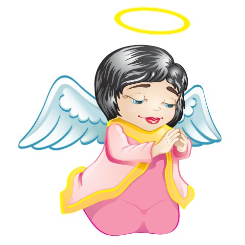 Little girl hello Royalty Free Vector Image - VectorStock