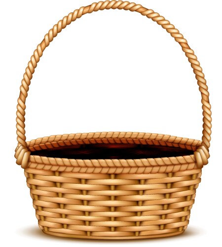 Basket Royalty Free Vector Image - VectorStock