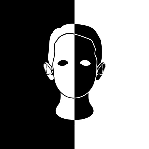 Half Face Logo Vector Images (over 520)