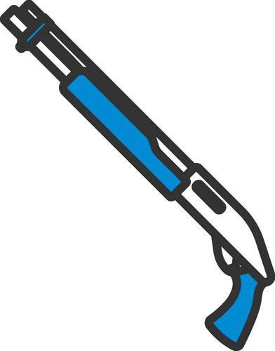 Pump Action Shotgun Vector Images (75)