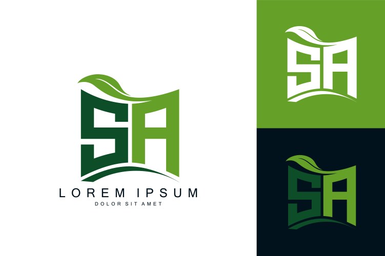 Sa logo Vector Images & Graphics for Commercial Use | VectorStock