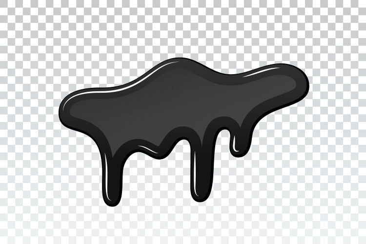 Drip paint 3d set ink stain drop melt liquid Vector Image