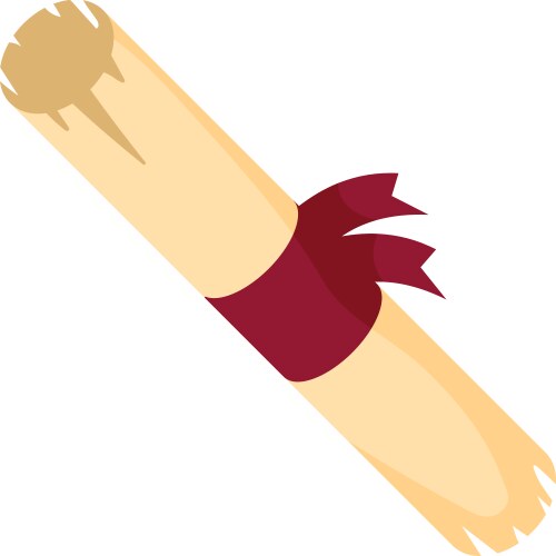 Antique papyrus roll Royalty Free Vector Image