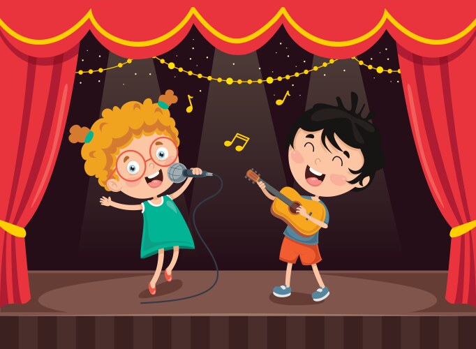 Children music Royalty Free Vector Image - VectorStock