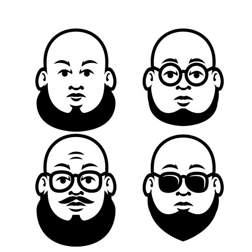 Bald Logo Big Bald Head Trucker Hat – Big Bald Gallery: The Art Of