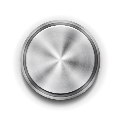 Silver button background Royalty Free Vector Image