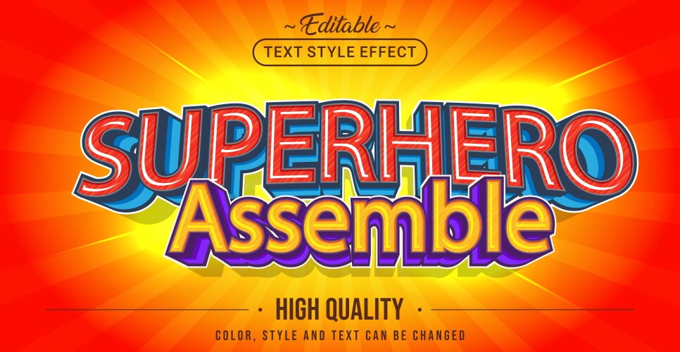 Superhero Text Vector Images (over 9,600)