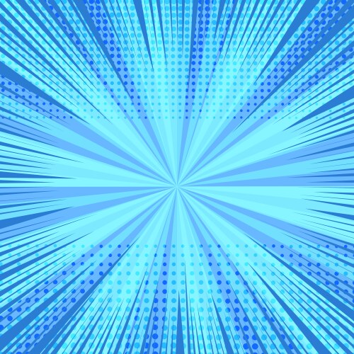 Superhero frame comic book radial lines Royalty Free Vector