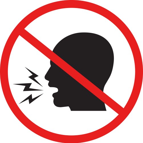 Warning sign no rats prohibition Royalty Free Vector Image