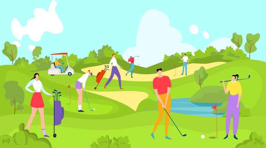 Cartoon Golfer Vector Images (over 3,500)