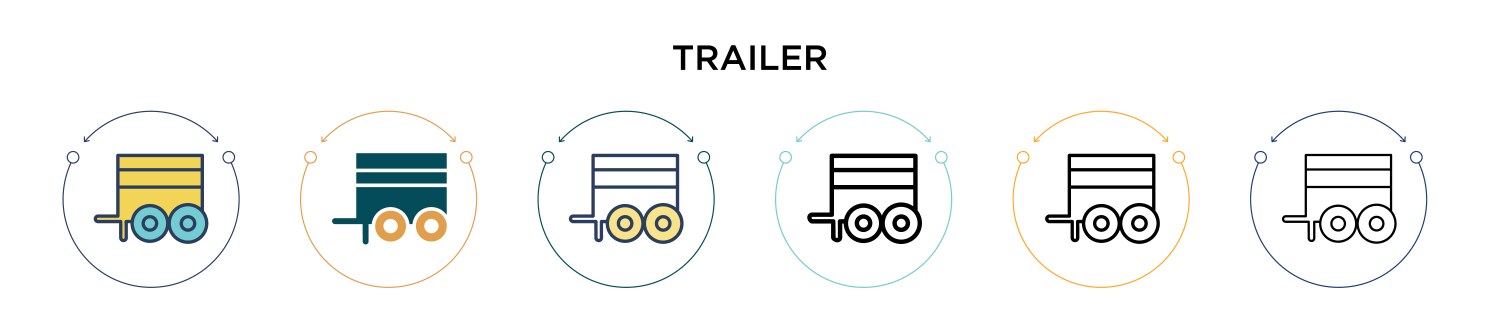 Trailer Outline Vector Images (over 9,100)