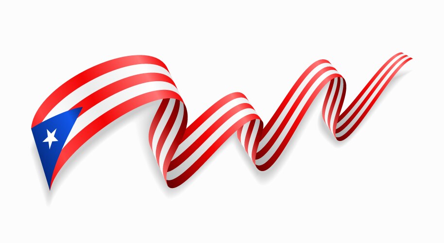 Puerto Rico Flag Waving Vector Images (over 130)