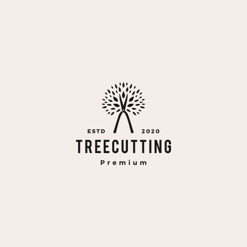 Tree cutting logo Vector Images & Graphics for Commercial Use | VectorStock