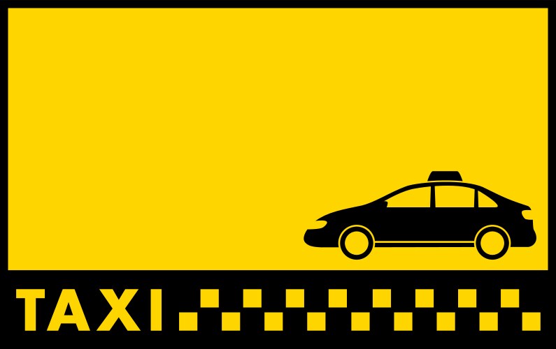 Cab transport background Royalty Free Vector Image