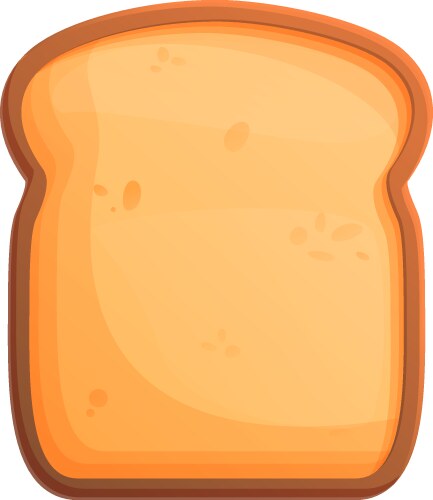 Cartoon Toast Breakfast Royalty Free Vector Image