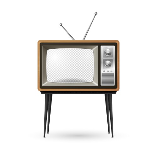 Smart television drawing isolated hand drawn Vector Image