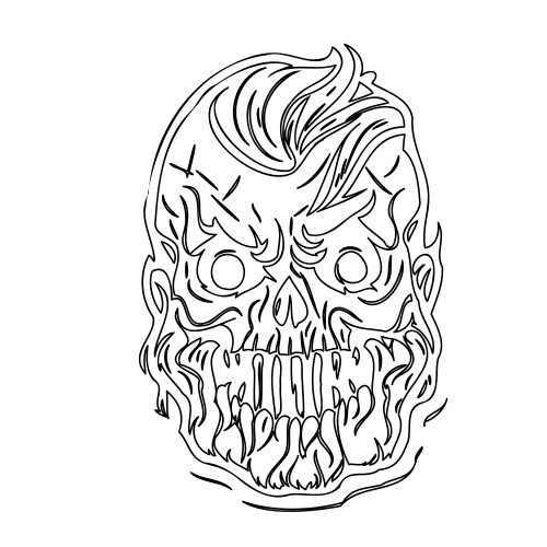 Zombie Outline Vector Images (over 4,400)