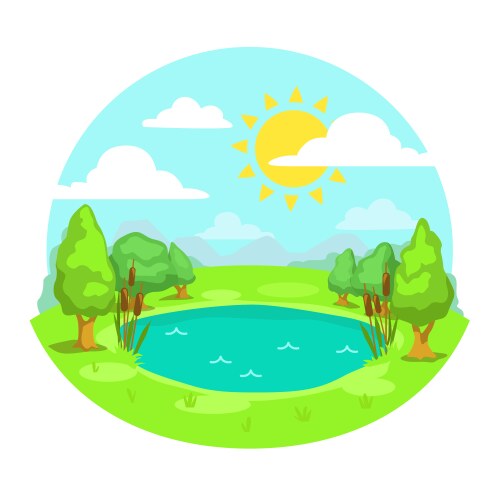 Sunny Day Cartoon Vector Images (over 12,000)