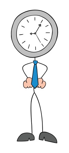 Stickman Clock Vector Images (94)