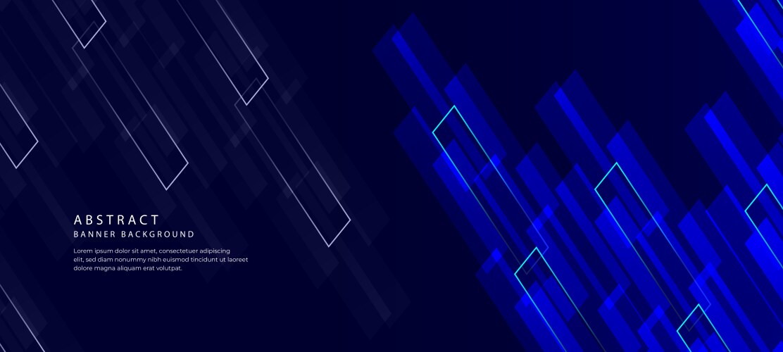 Abstract dark blue gradient overlay background Vector Image