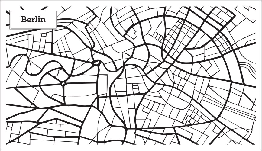 Berlin City Map Vector Images (over 750)