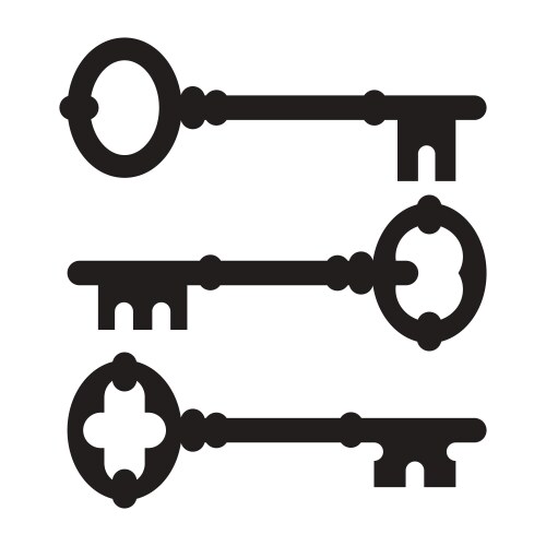 Key Silhouette Vector Images (over 43,000)