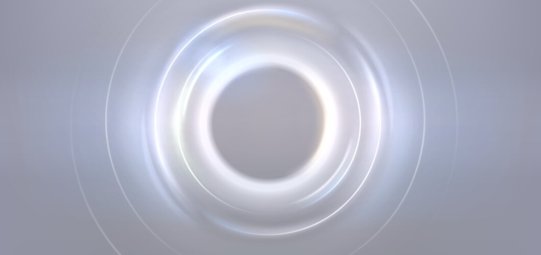 Magic light white ring background Royalty Free Vector Image