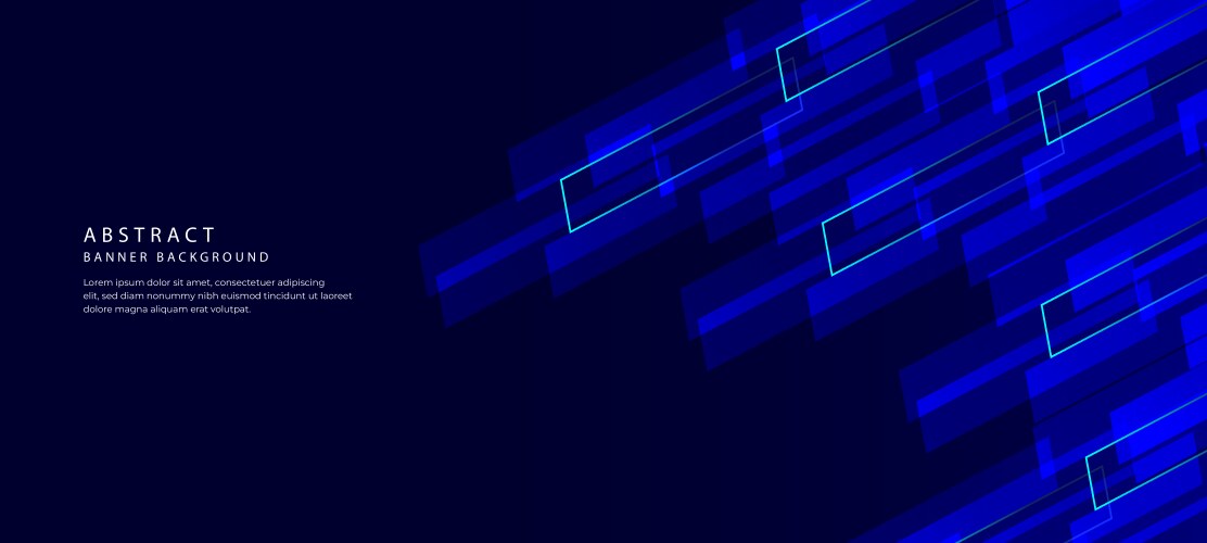Abstract dark blue gradient overlay background Vector Image